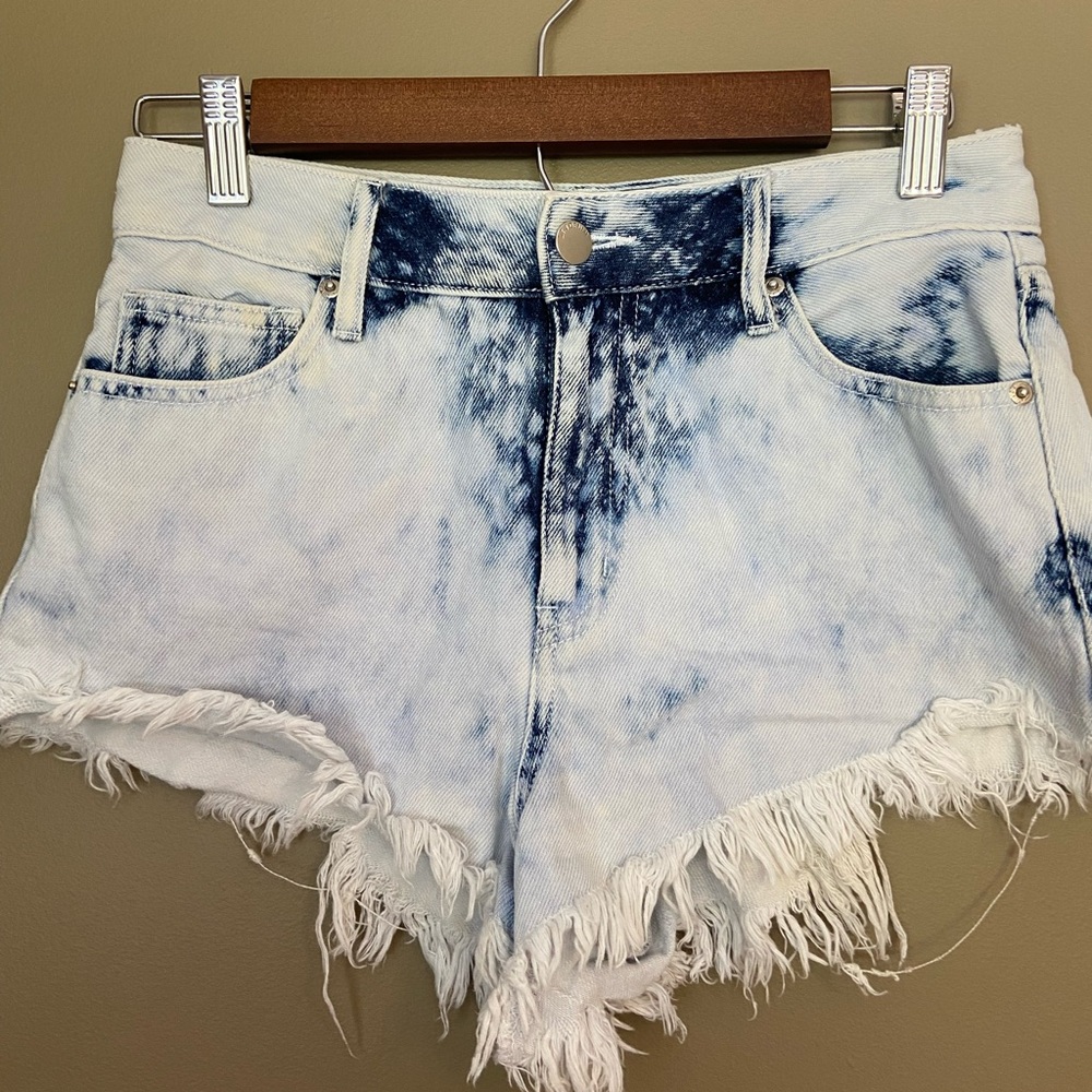Letter To Julius Distressed Bleach Cut Off Shorts, Si… - Gem